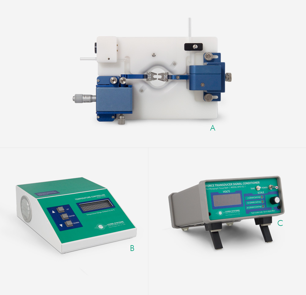 2 Channel Self-Heated Wire Myograph Package - Living Systems ...